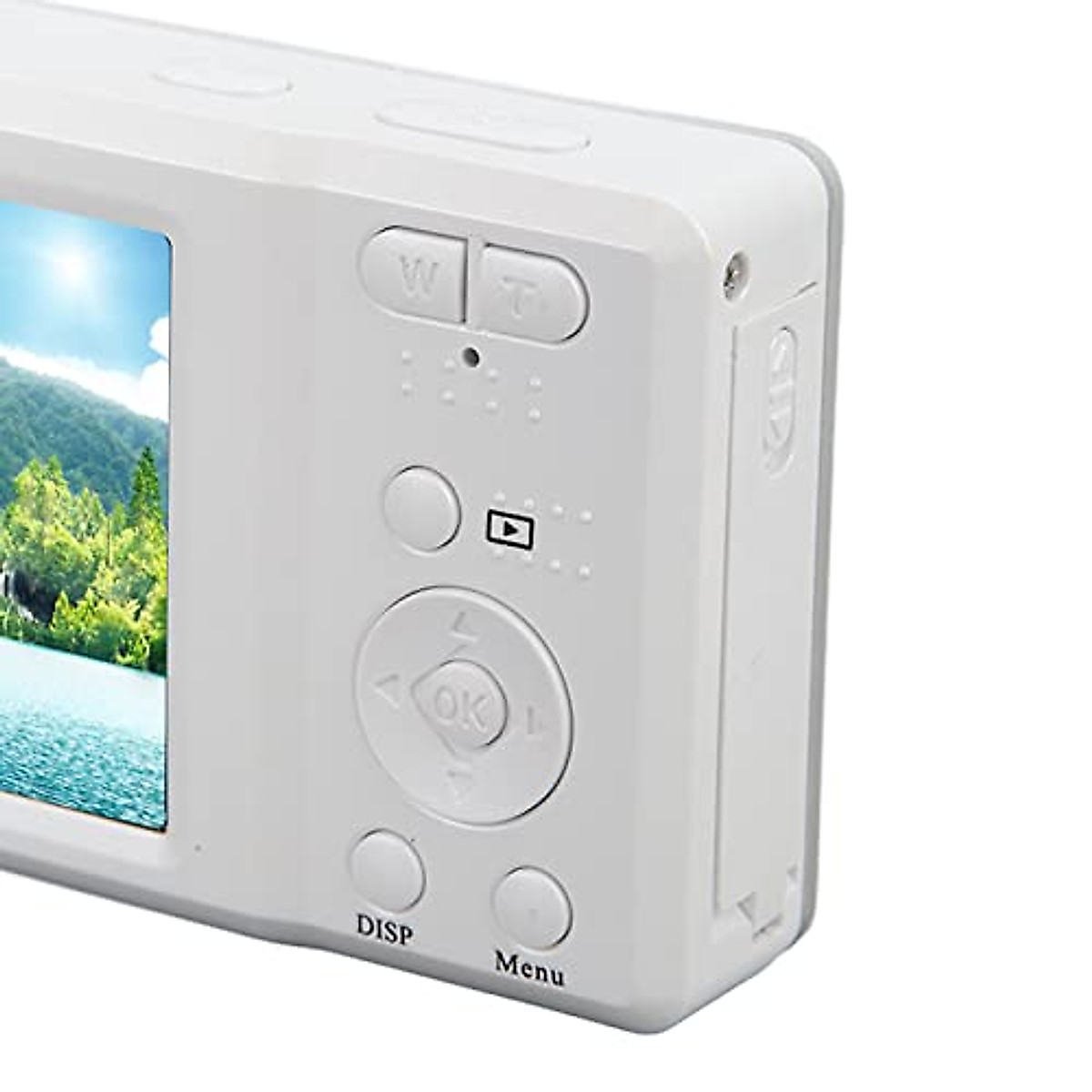 Autofocus Digital Camera, Point and Shoot Flash 56MP 4K 20X Camera High Definition for Travel (Silver)