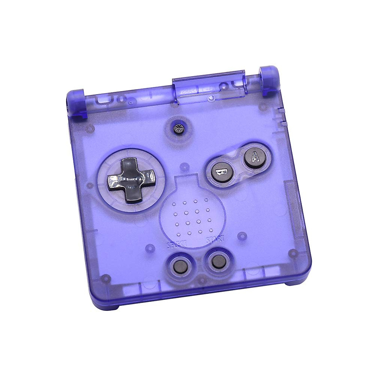 Meijunter Replacement Transparent Clear Full Housing Shell Case Repair Parts Kit w/Lens&Screwdriver for Nintendo Gameboy Advance SP GBA SP Console