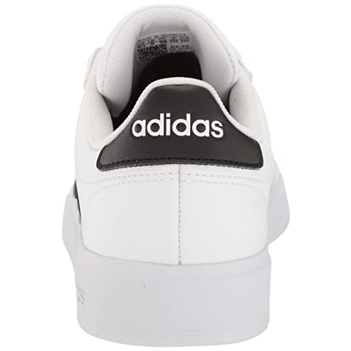 adidas Women's Grand Court 2.0 Tennis Shoe, FTWR White/Core Black/Core Black, 6.5