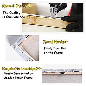 Coffee Bar Signs Docer with Grey Wood Grain, Canvas Coffee Wall Art Rustic Home Decor Coffee Bar Accessories Set for Home Bar Kitchen Living Room Pub Store Room Wall Decor 6"x 18"