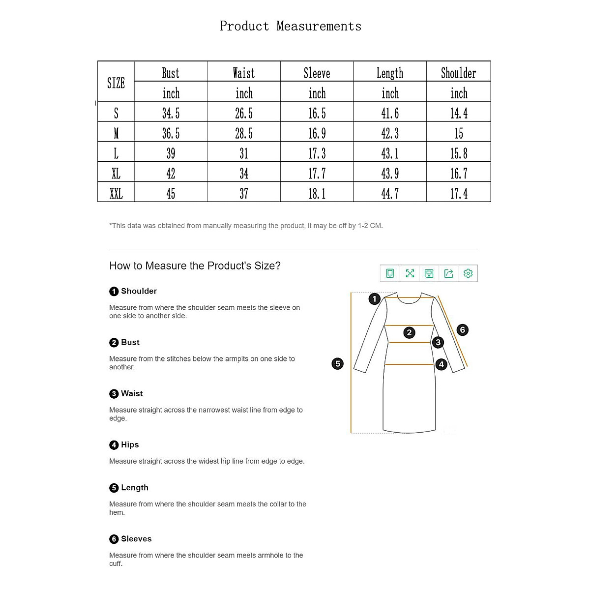 FENJAR Womens Elegance Audrey Hepburn Style Ruched 3/4 Sleeve Midi A-line Dress Black