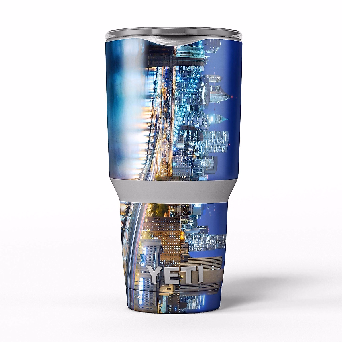 Design Skinz CityLife Blur - Skin Decal Vinyl Wrap Kit Compatible with The Yeti Rambler Cooler Tumbler Cups