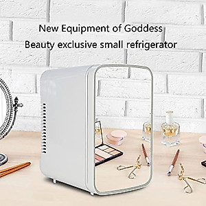 Mini Fridge Portable Cooler Warmer Skincare Fridge Compact Refrigerator Lightweight Beauty Fridge for Bedroom Office Car Boat Dorm Skincare,Pink