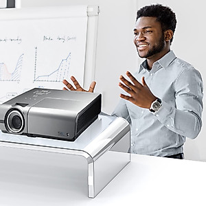 Acrylic Monitor Stand Acrylic Laptop Stand Acrylic Riser Acrylic Tray Clear Computer Monitor Stand Acrylic Computer Stand Acrylic Bed Tray Small Computer Desk White Monitor Stand Office Accessories