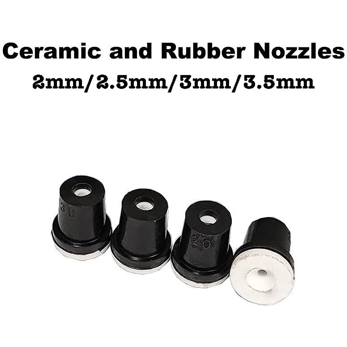 Sand Blaster Gun, Sandblasting Gun with 4X Ceramic Tip Abrasive Sandblaster Gun Kit with Nozzles (2/2.5/3/3.5mm) to Deburr Remove Rust Paint Stain