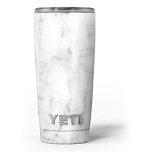 Design Skinz Slate Marble Surface V57 - Skin Decal Vinyl Wrap Kit Compatible with The Yeti Rambler Cooler Tumbler Cups