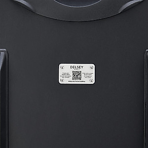 DELSEY Paris Raspail Carry On Rolling Wheeled Duffle Bag, Black