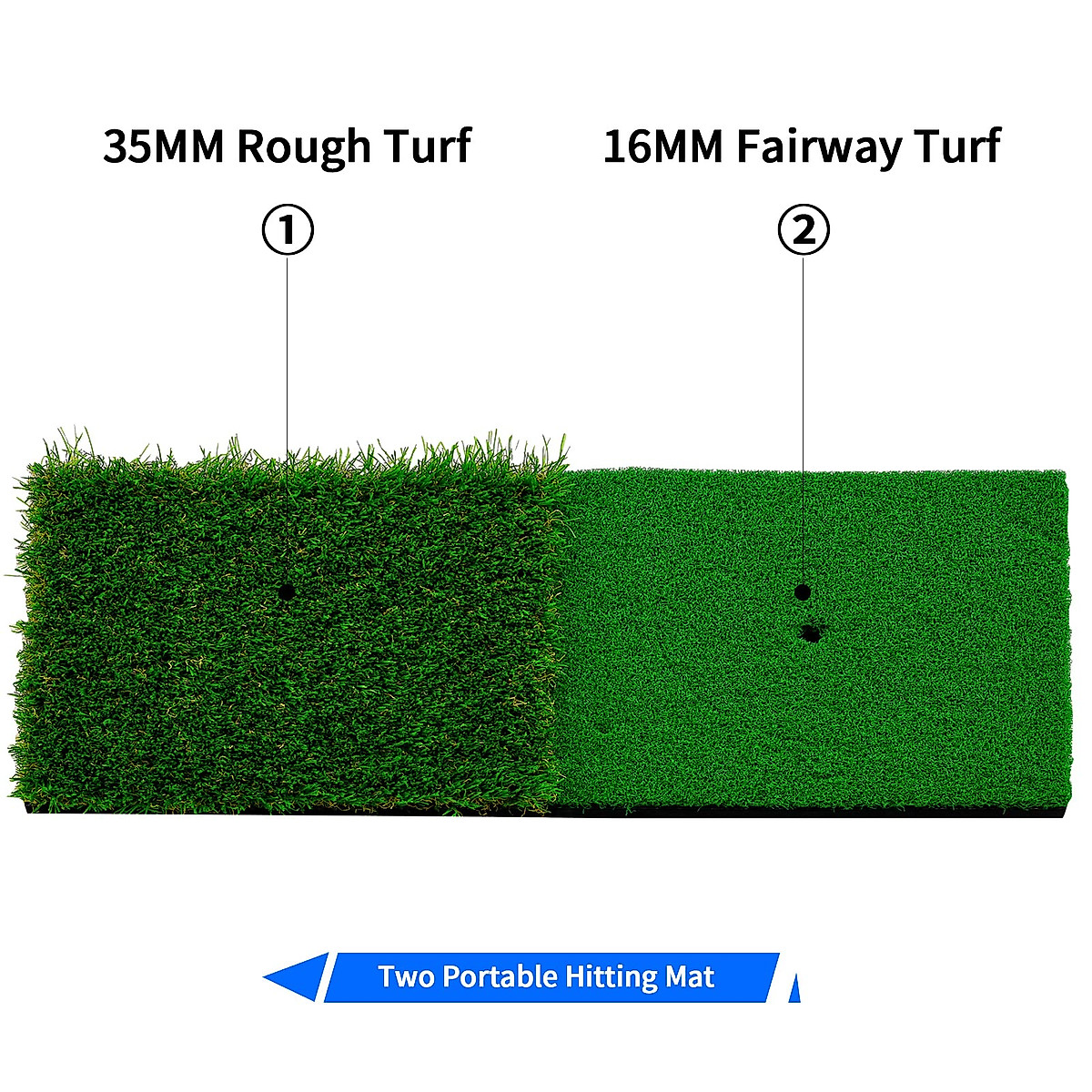Pop Up Golf Chipping Net, Chipping Net Golf Target Removable, 1 Golf Net with 2 Hitting Mats and 16 Training Balls, Indoor/Outdoor Golf Training Equipment, Golf Gifts for Men And Womens