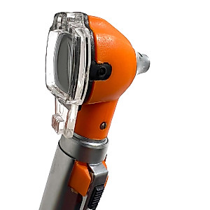 Artlab-Otoscope - Ear Otoscope with Light, Ear Infection Detector -Mini Otoscope Set Pocket Ear Scope Set for Students Nurse Children Adults Pets Home use (Orange)