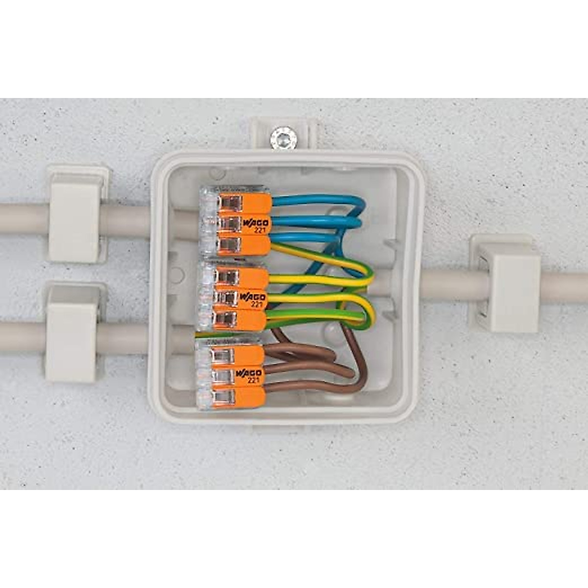 Wago 221-412 2-Conductor Compact Splicing Connectors (Pack of 100)