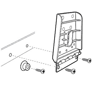 Igloo Cooler Stainless Steel Latch and Single-Screw Attachment Post, 2-Pack