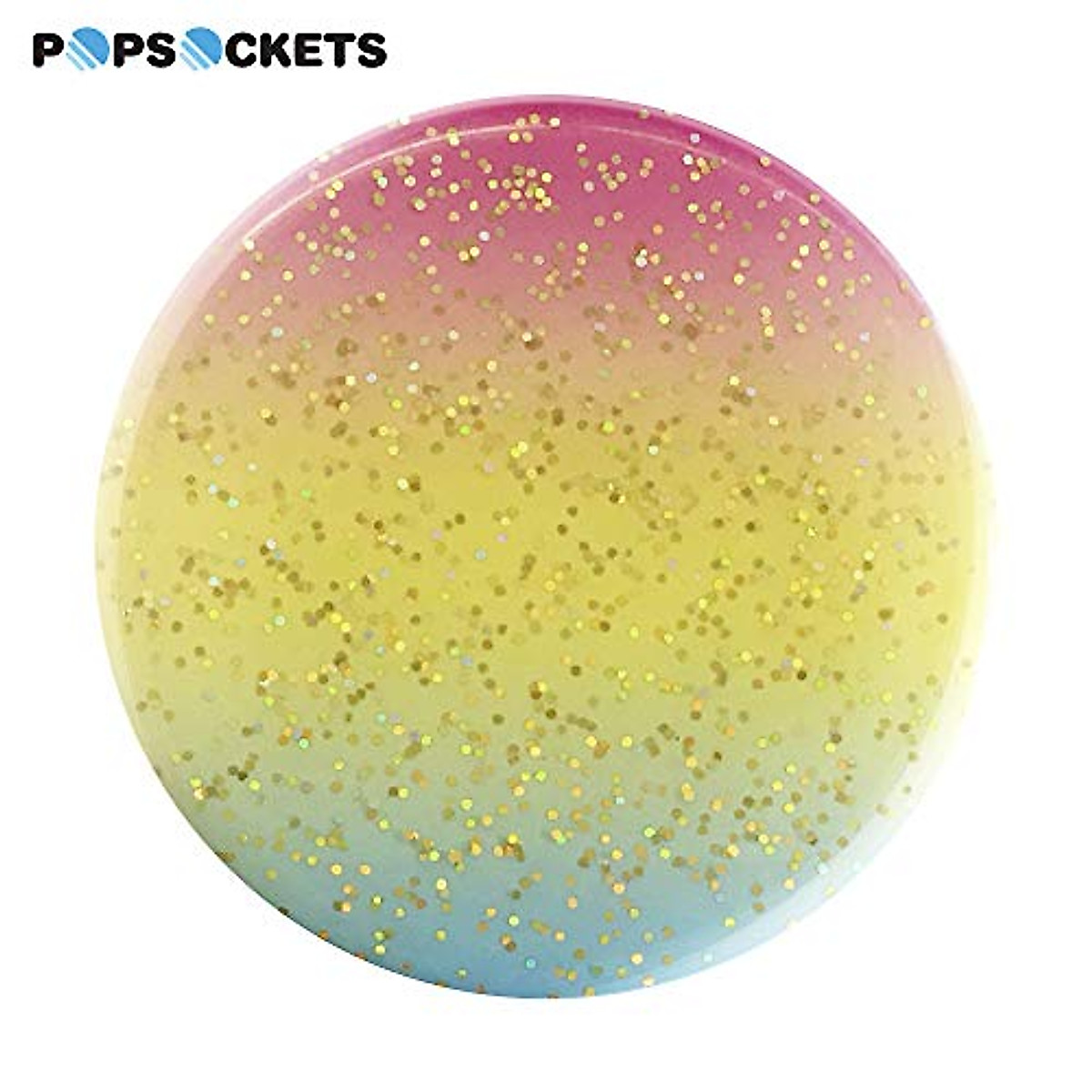 PopSockets: Collapsible Grip & Stand for Phones and Tablets - Glitter Rainbow Showers