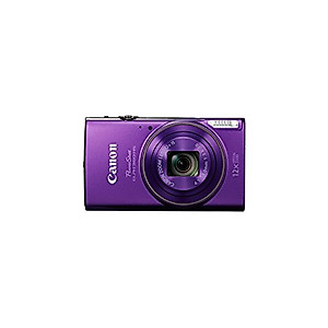 Canon PowerShot ELPH 360 Digital Camera w/ 12x Optical Zoom and Image Stabilization - Wi-Fi & NFC Enabled (Purple)