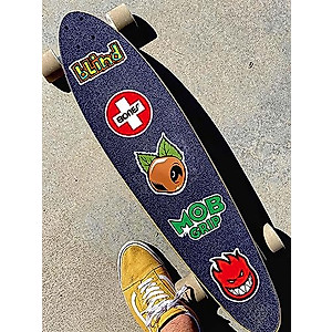 Cool Brand Skate Stickers for Skateboard Water Bottles Laptop Helmet Computer Bike Motorcycle Cars Luggage Phone Bumper 100pcs