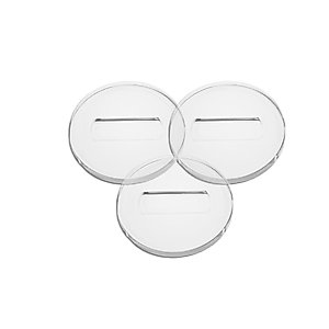 4" Clear Piano Caster Cups MADE IN USA for Grand Piano and Baby Grand Piano by Musicmaide 3 Pack tranparent virtually invisible