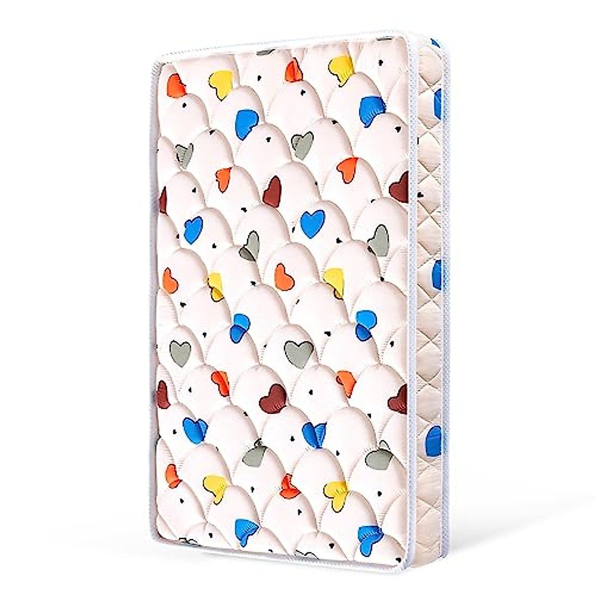 Mini Crib Mattress 38" x 24" x 4"- Firm Support and Comfort Premium Foam,Noiseless and Odorless,Hypoallergenic Mini Crib Mattress,Fits Mini and Portable Cribs,Dual Sided with Soft Breathable Fabric