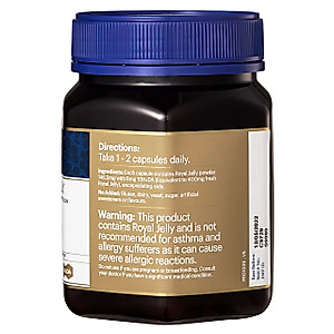 Manuka Health Royal Jelly Capsules, 1000mg NET - 365 Count (6-Month Supply) - Traditional Anti Aging Supplement from New Zealand