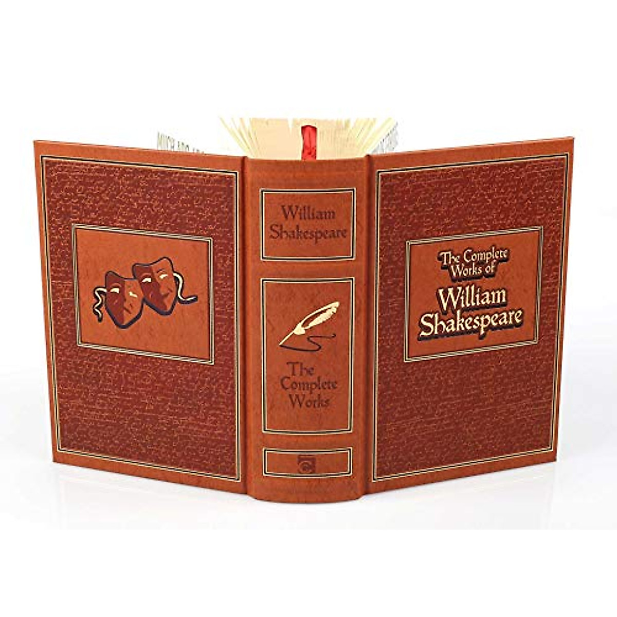 The Complete Works of William Shakespeare (Leather-bound Classics)