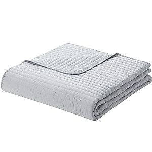 VCNY Home - King Quilt, Reversibe Bedding Set with Matching Shams, Lightweight, Super Soft Room Decor (Serenity Grey, 3-Piece)