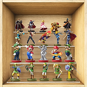 9 Inch Acrylic Shelf for Perfume Organizer, 4 Tier Funko POP Shelves, Cologne Organizer Tiered Riser Display Stand, Acrylic Display for Decoration