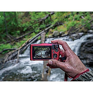 Olympus Tough TG-6 Digital Camera (Red) with Carrying Case (Black) and Starter Kit: Includes- x1 Ultimaxx Li-90B Replacement Battery for Olympus Tough TG-6 Cameras, & SanDisk Ultra 128GB