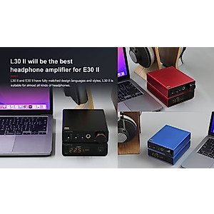 Topping E30 II DAC Preamp Audio Decoder- 2xAK4493S Hi-Res XMOS XU208 DAC 32Bit/768kHz DSD512 DSD Direct Mode for USB/Coax/Opt Inputs RCA HiFi Stereo Digital Audio Decoder(Black)