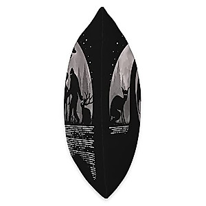 Folklore | Cryptid Gifts | Thebigfoottzoology Co. Bigfoot Loch Ness Monster and Mothman UFOs Chupacabra Alien Throw Pillow, 18x18, Multicolor