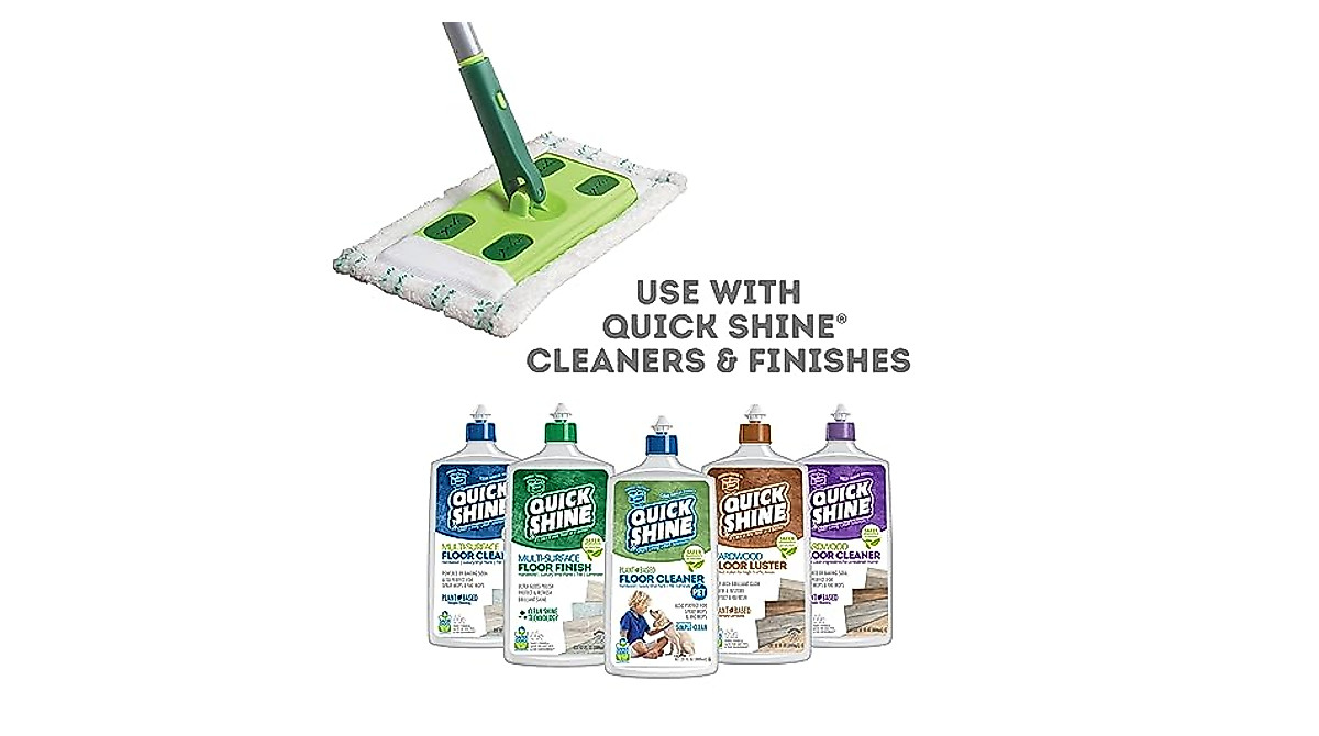 Quick Shine Floor Mop Kit - Sustainable & Easy Cleaning