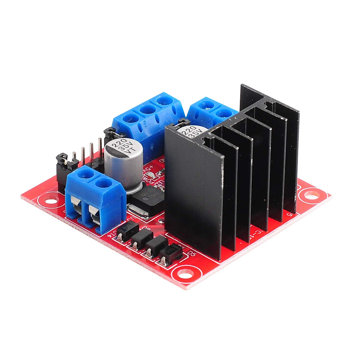 L298N Motor Drive Controller Board Module Dual H Bridge DC Stepper for Arduino Smart Car Robot R3 2560 ESP32 ESP826