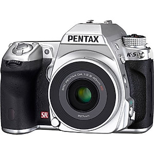 New Pentax K-5 DSLR Camera Silver Edition with Da40mmf2.8 Xs Silver Lens