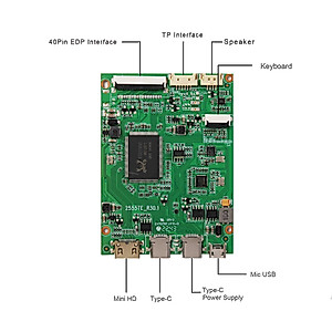 VSDISPLAY HD-MI Type C Controller Board Work for 11.6 13.3 14 15.6 17.3 inch 1920x1080 N116HSE-EA1 EA2 N133HSE-EA1 EA3 B140HAN01 B156HAN01 N173HCE-E31 30 Pin EDP LCD Screen