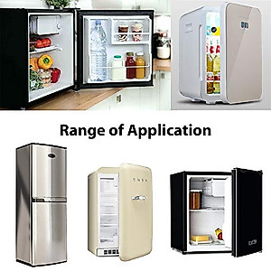 EUDEMON Home Refrigerator Fridge Freezer Door Lock Latch Catch Toddler Kids Child Cabinet Locks Baby Safety Child Lock Easy to Install and Use 3M Adhesive no Tools Need or Drill (Grey)