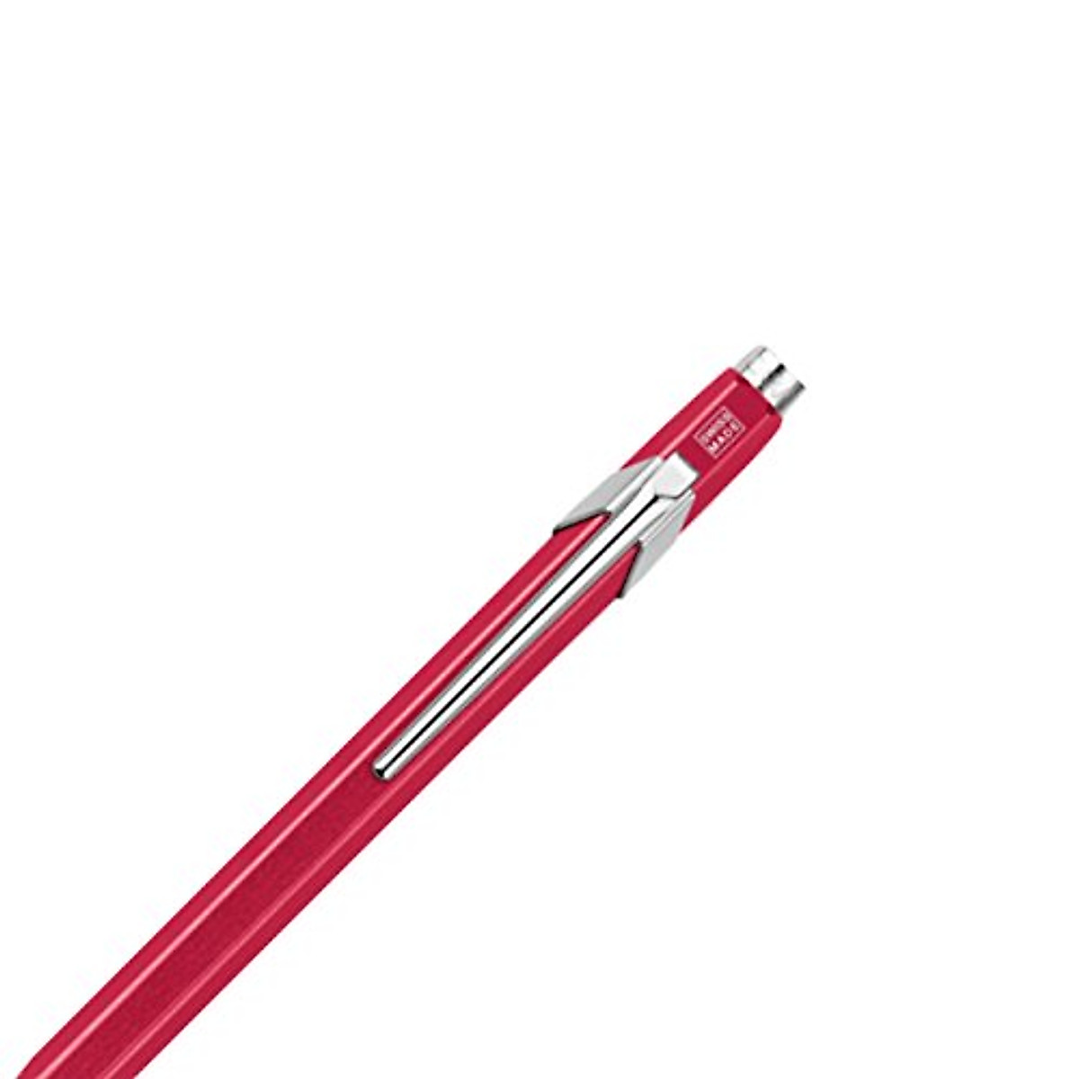 Caran d'Ache 849 Popline Metal x Red Ballpoint Pen with Metal Case (849.780)
