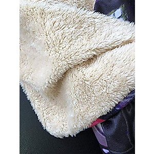 Kugin Soft Hoodie Blanket Adult Men Women, Wearable Hooded Animal Blankets, Mystical Wolf Pattern, Soft Cozy Fleece Blanket 59"x79 (Blanket 11,1500x1300mm)