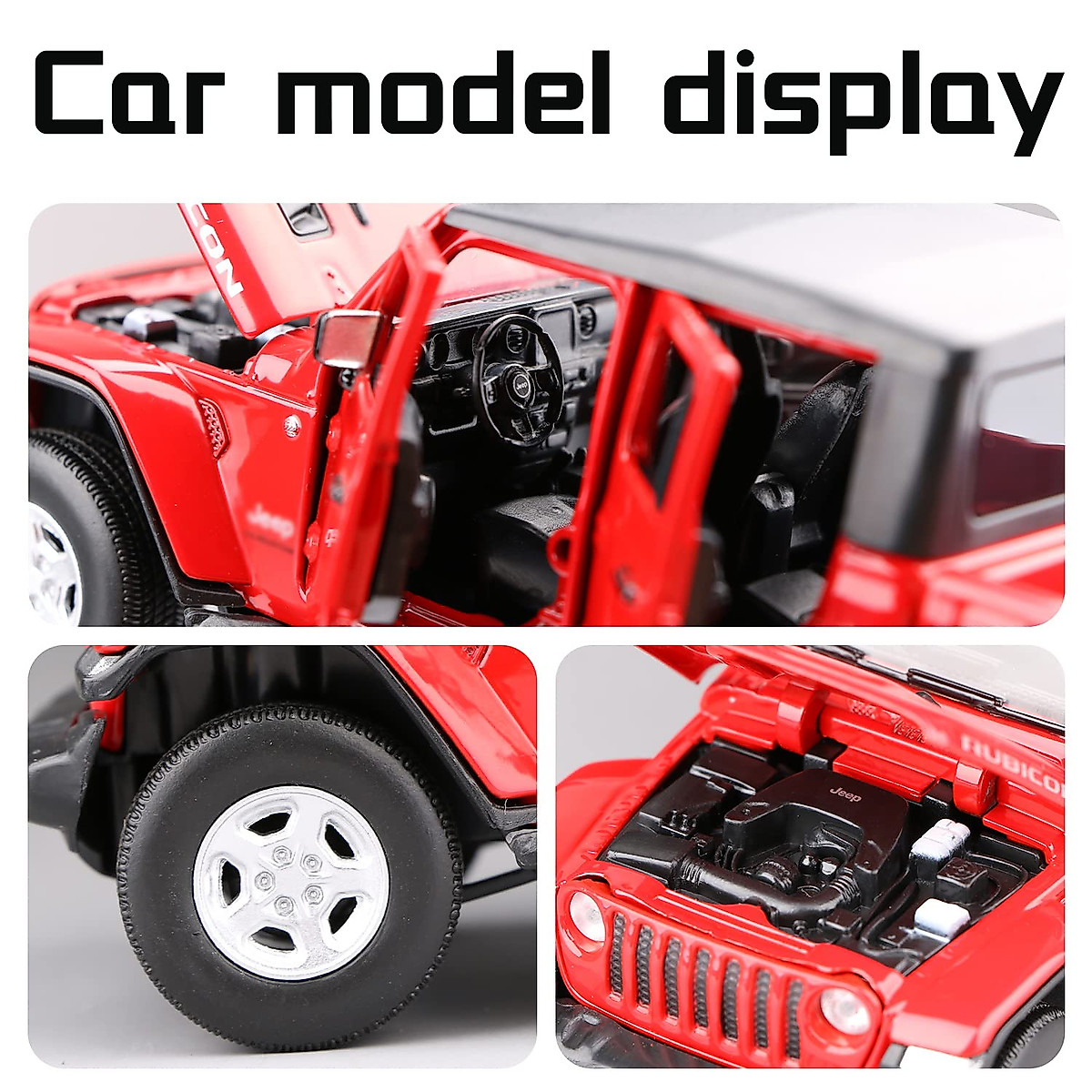 JACKIEKIM 1:32 Alloy Pull Back Car Diecast Model Truck for gladiatar,Collection, Mini Simulation Vehicles Toys for Kids,Boyfriend,Young Peoples Gift（RED）
