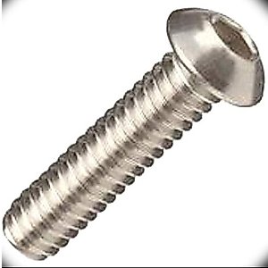 Stainless Steel Button Head Socket Cap Screw Kit Inch 10-24 x 1-1/2 - (100 each)