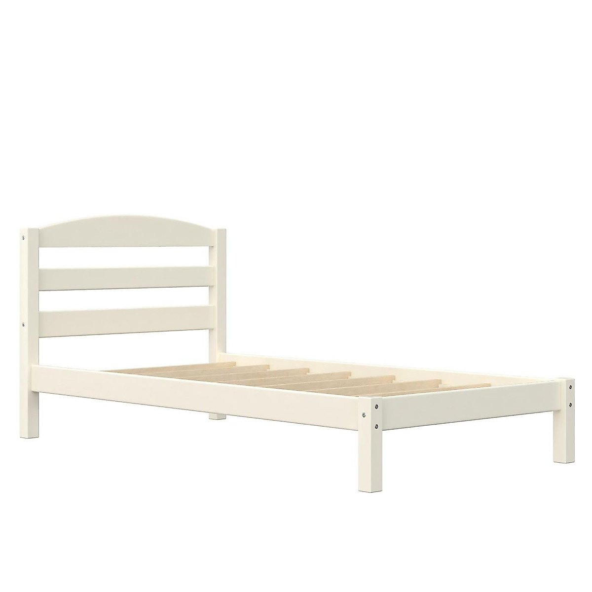Dorel Living DA7428-W Braylon Bed, Twin, White