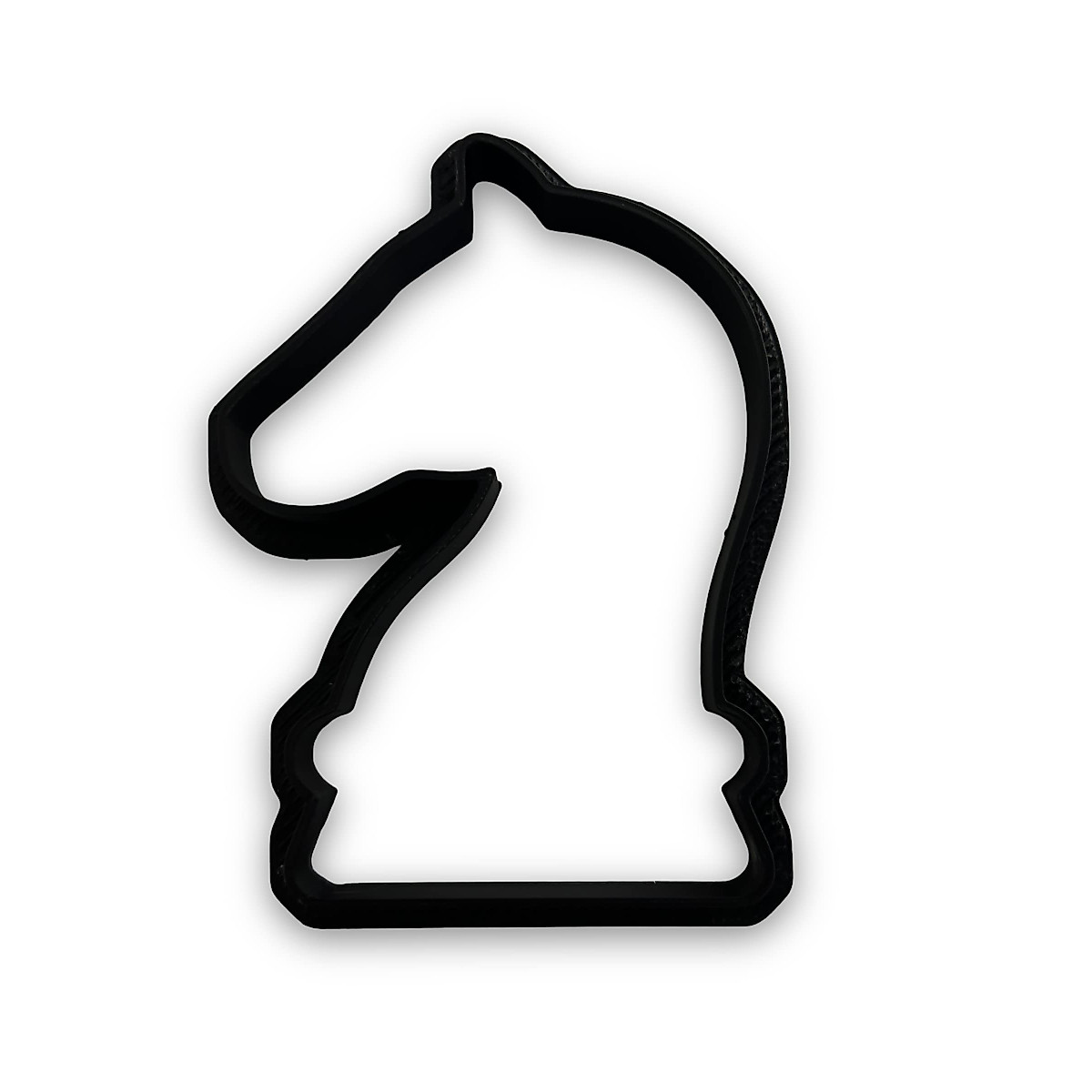 Knight Chess Piece Cookie Cutter with Easy to Push Design, for Baby Showers, Work Events, and Birthday Celebrations (4 inch)