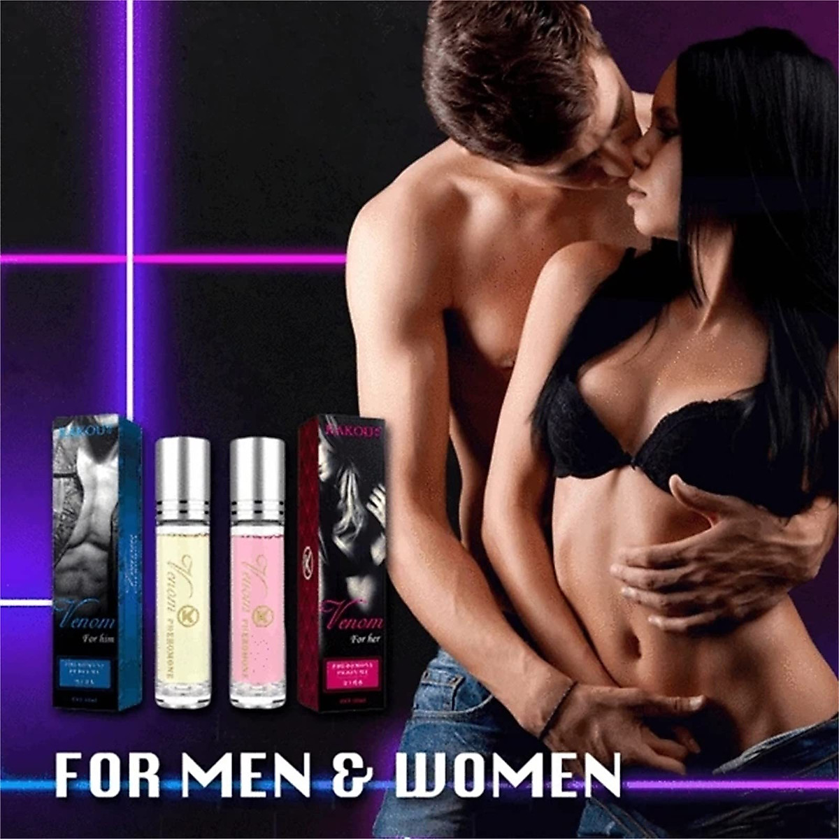 Pheromone Oil Perfume for Women Fragrances Oils, Feromonas para Atraer Hombres, Pharamon Perfume for Women, Perfume Con Feromonas para Mujeres, Attraction Perfume Essential Oil for Her
