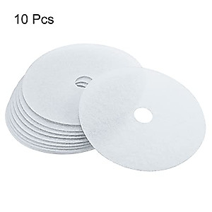 MECCANIXITY Universal Cloth Dryer Exhaust Filter, Cotton 227x33mm White for Clothes Dryer Filter Replacement Pack of 10