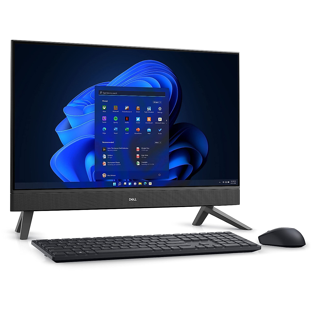 Dell Inspiron 7710 27" Full HD (1920x1080) All-in-One Desktop Computer - 12th Gen Intel Core i7-1255U 10-Core up to 4.7 GHz CPU, 32GB RAM, 2TB NVMe SSD + 1TB HDD, Intel UHD Graphics, Windows 11 Pro