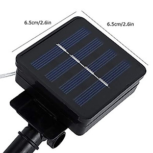 Talany Outdoor Solar String Lights, Indoor/Outdoor Solar Christmas String Lights Solar Light String Warm White Garden Stake Lights for Home Garden for Christmas Party