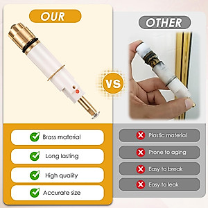 Dreyoo Shower Cartridge Replacement for MS-5AT-C, Compatible with Mixet Bathroom Single Handle Faucets, Shower Valve Parts for Single Tub and Shower Handles, Faucet Stem Repair Kits for Shower Faucet