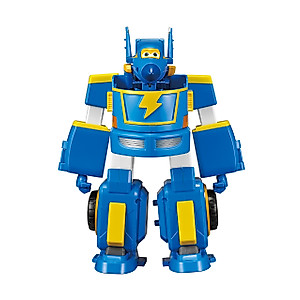 Super Wings - – Jerome’S Stunt Bot | Transforming Toy Vehicle Set | Includes Transform-A-Bot Jerome Figure | 2" Scale