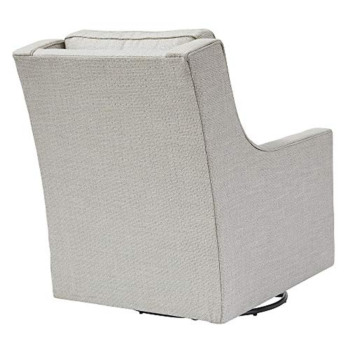 Signature Design by Ashley Kambria Contemporary Swivel Glider Nursery Accent Chair, Gray
