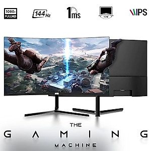 Lumos 8 Gaming Desktop PC, Intel Core i5 6th Gen, GT 1030 2GB DDR5, 16GB RAM, 256GB SSD + 2TB HDD, MTG 24 Inch Curved Gaming Monitor, RGB Kit, Win 10 Pro (Renewed)