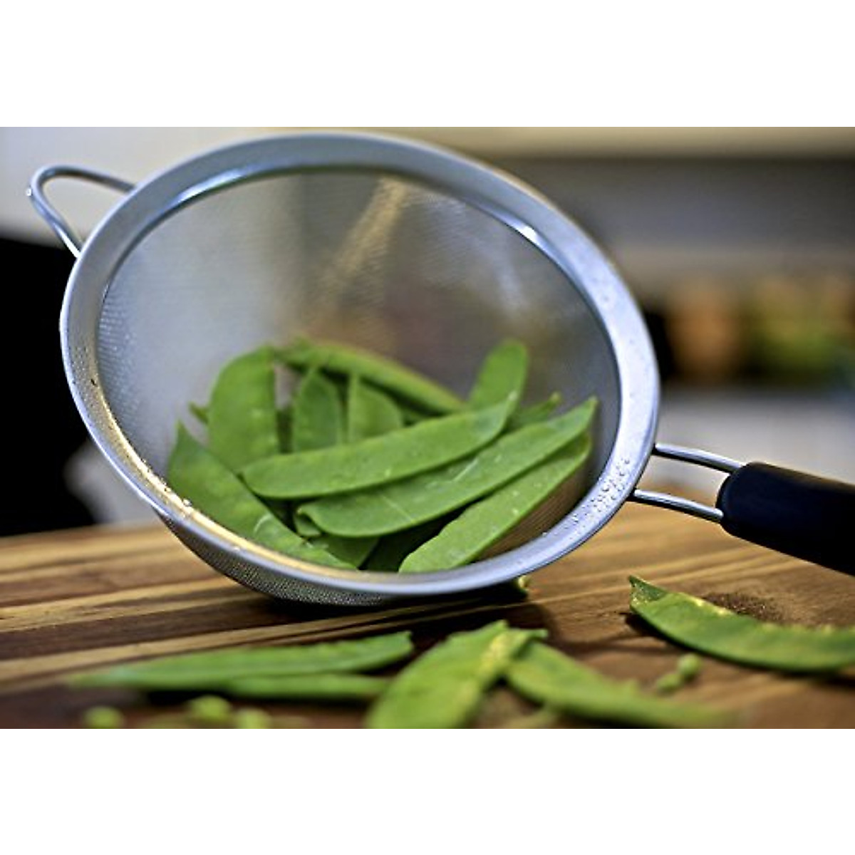 LiveFresh Premium Quality Fine Mesh Stainless Steel Strainer Sieve Colander - 7-5/8 Inch