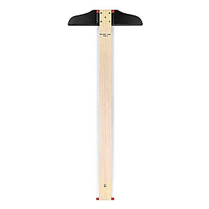 Pacific Arc 36 Inch T Square, Traditional Maple Blade with Acrylic Edge