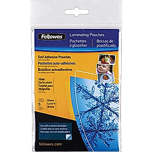 Fellowes Laminating Pouches, 5Mm, 4-1/4X6-1/4