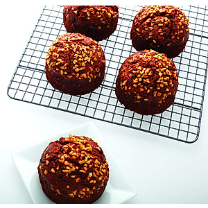 Chicago Metallic Non-Stick Jelly Roll Pan with Mat and Cooling Rack, 3-Piece, Gray